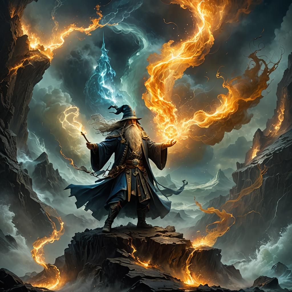 Controlling the Elements (1) - AI Generated Artwork - NightCafe Creator