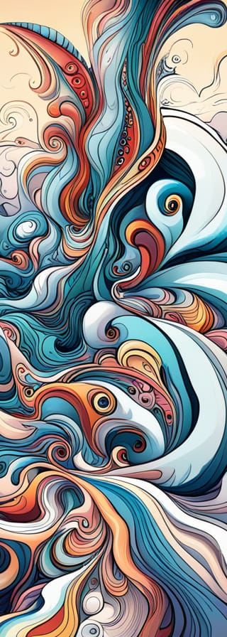 Abstract - AI Generated Artwork - NightCafe Creator