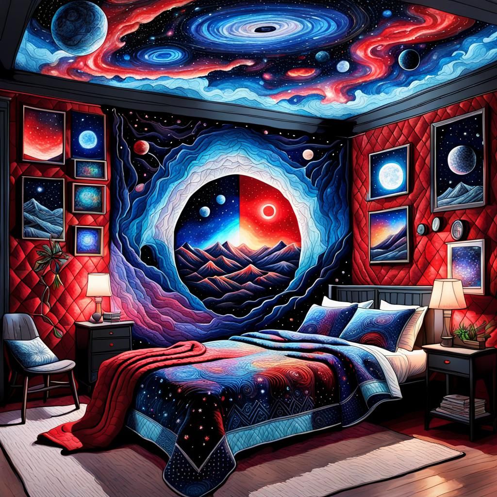 Cosmic lover room - AI Generated Artwork - NightCafe Creator