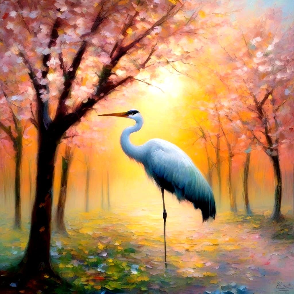 Elegant Cherry Blossom Grove in Ultra Detailed Imp... - AI Art