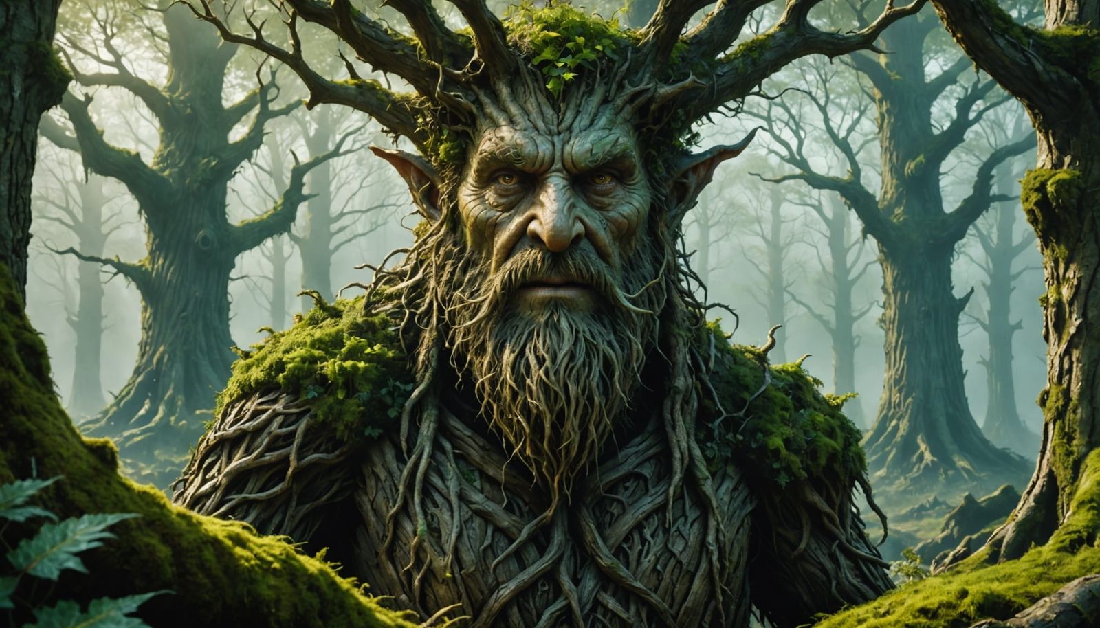 Treebeard - Treebeard in Majestic Hyperrealistic Art