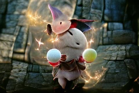 Adorable magic moogle - AI Generated Artwork - NightCafe Creator