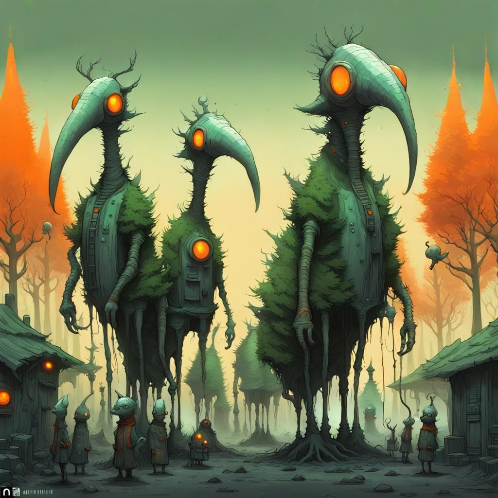 Tree synergy - AI Generated Artwork - NightCafe Creator