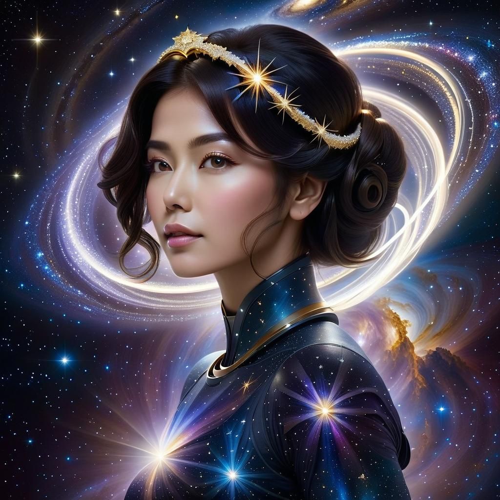 Celestial Princess - AI Generated Artwork - NightCafe Creator