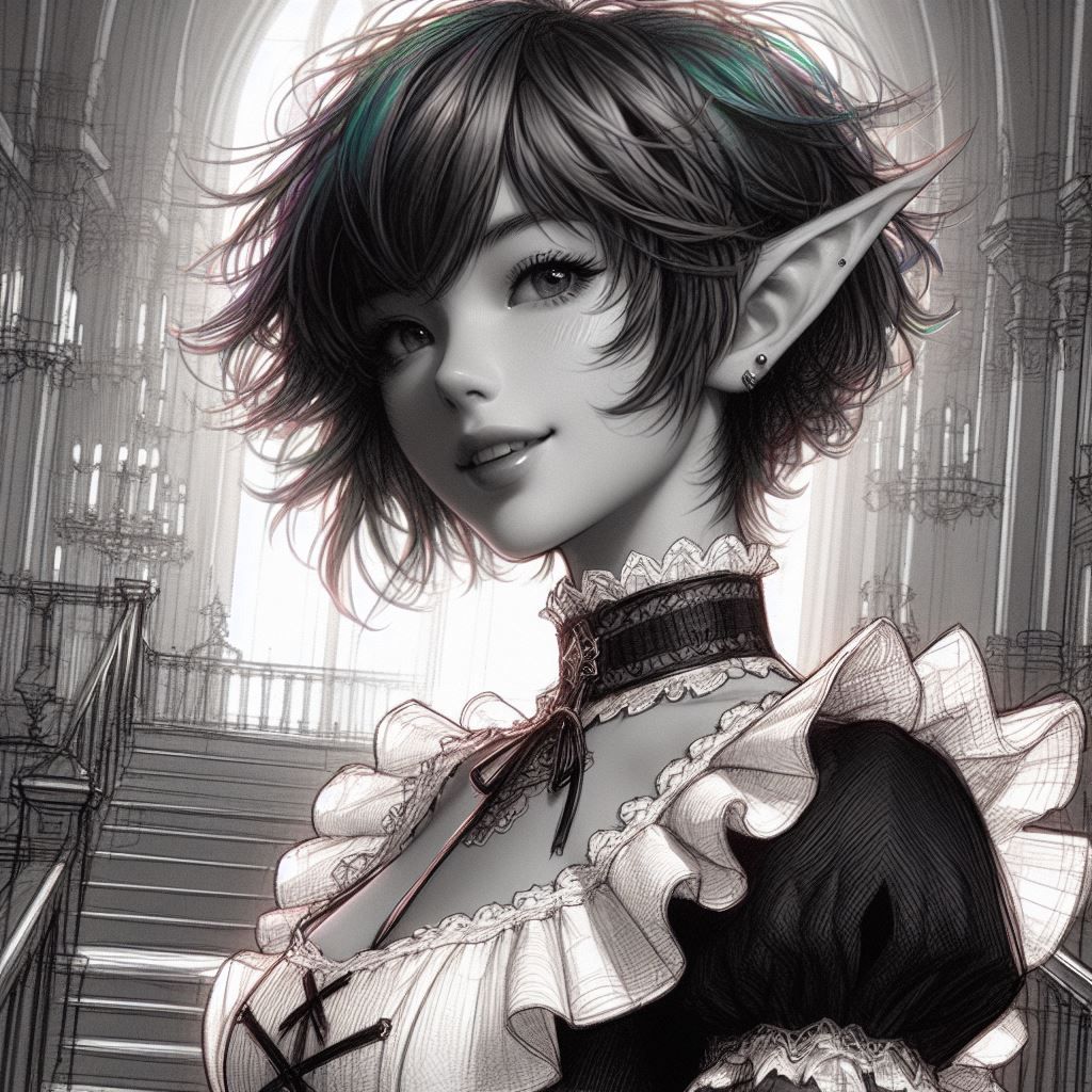 D3 Castle Maid 2 - AI Generated Artwork - NightCafe Creator