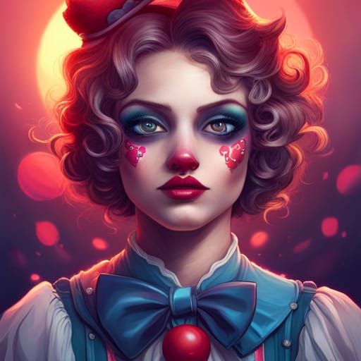 ""adorable friendly clown" - AI Generated Artwork - NightCafe Creator