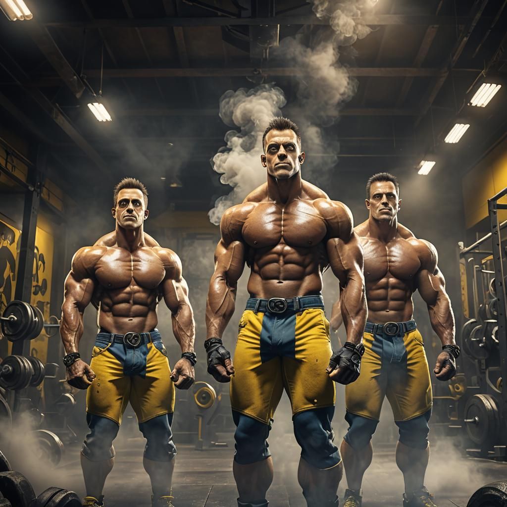 minions bodybuilders - Hyper-Realistic Minions Bodybuilders ...