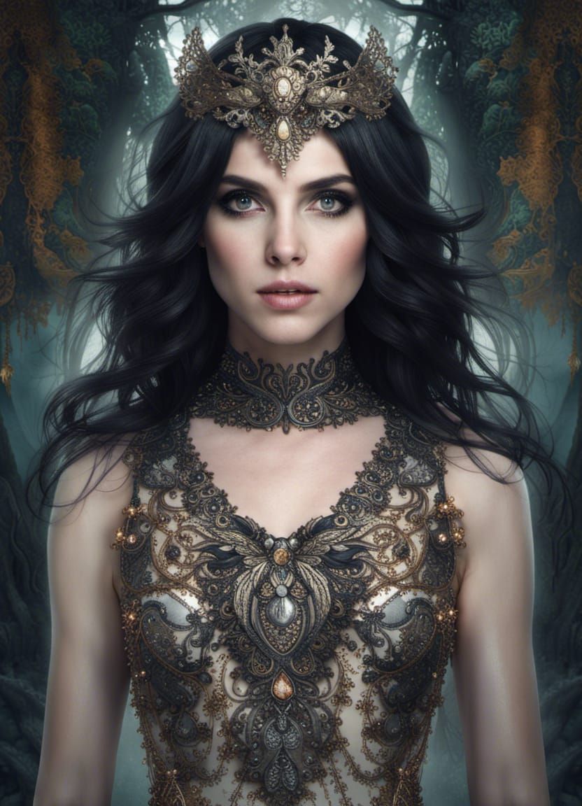 Crow Ingenue - AI Generated Artwork - NightCafe Creator