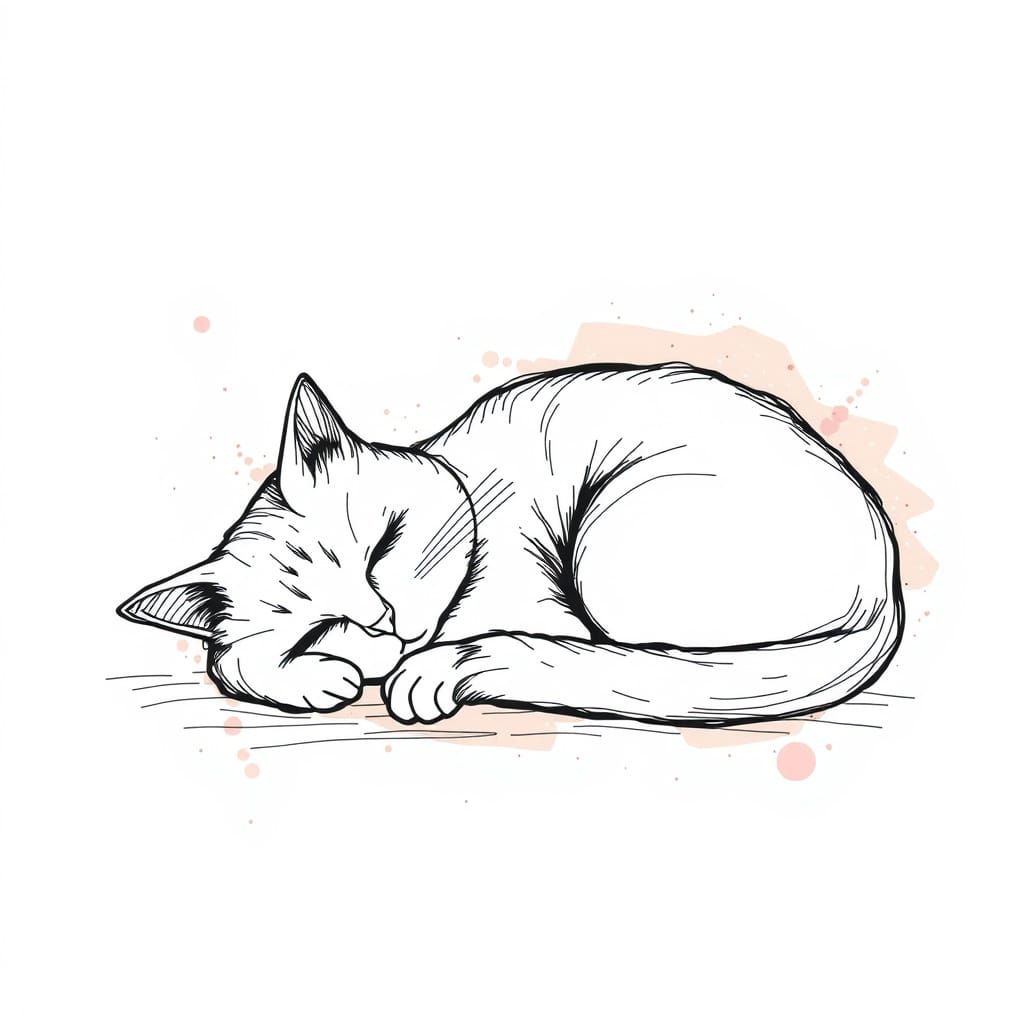 An abstract minimalistic single uninterrupted line drawing of one ...