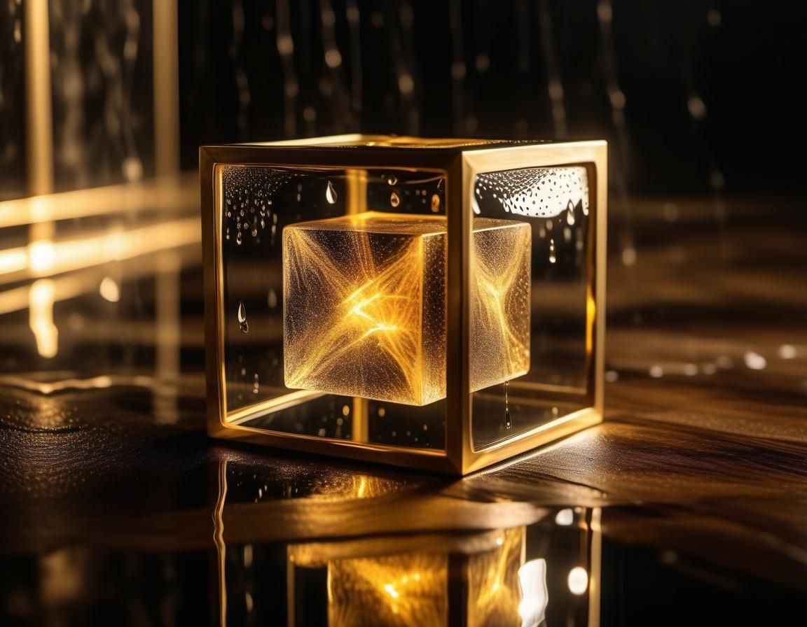 Lava cube - AI Generated Artwork - NightCafe Creator