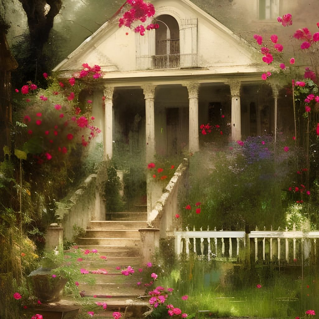 Rustic Hidden Country House - AI Generated Artwork - NightCafe Creator
