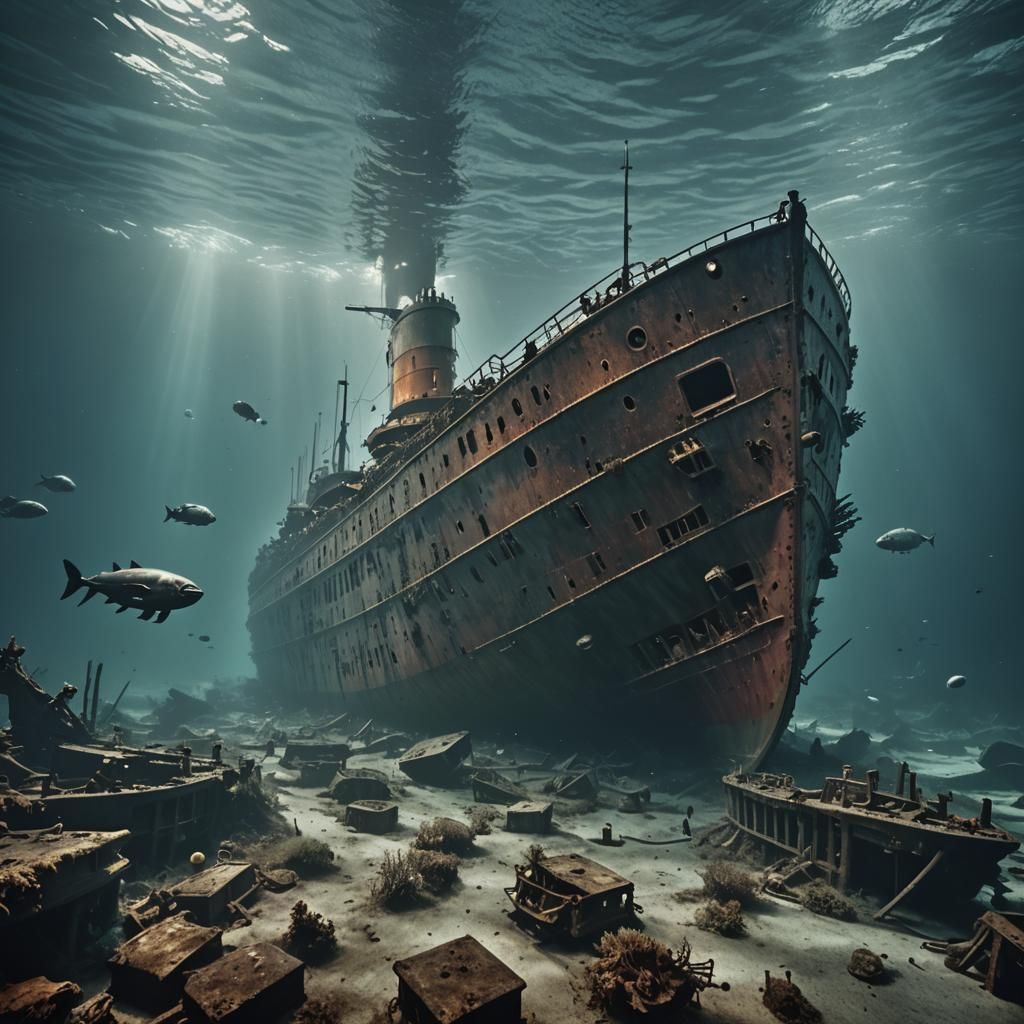 SHIPWRECK_3 - AI Generated Artwork - NightCafe Creator