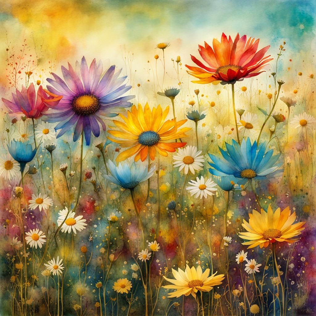 Flowers - AI Generated Artwork - NightCafe Creator