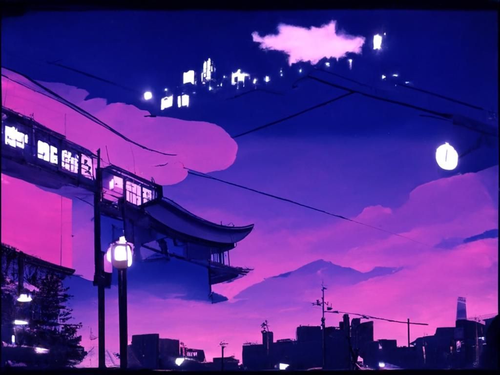 City at night - AI Generated Artwork - NightCafe Creator