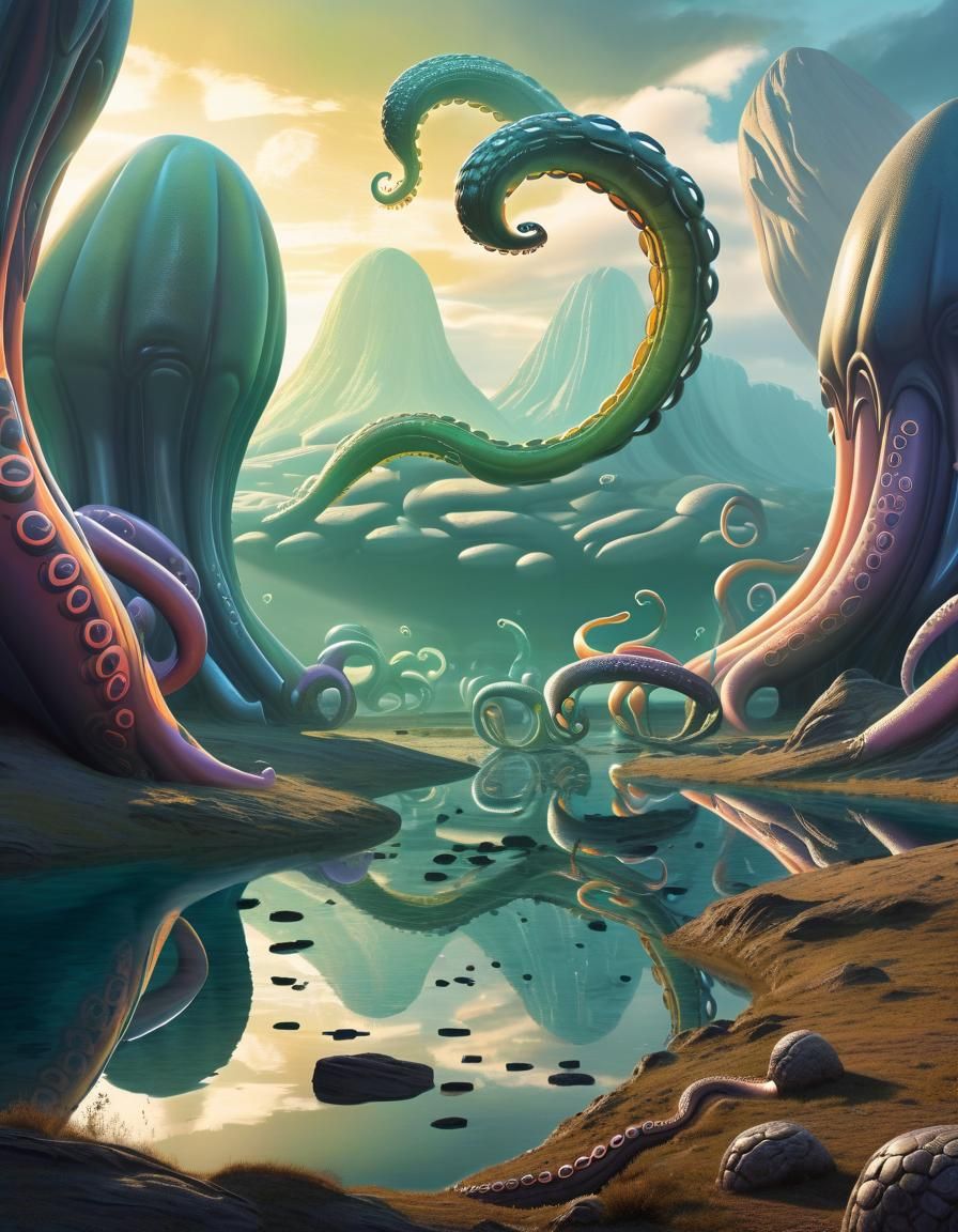 alien life forms - AI Generated Artwork - NightCafe Creator