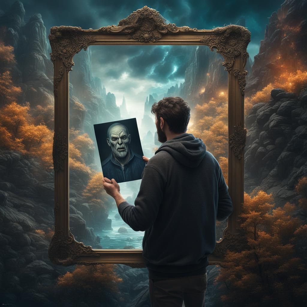 Summoning by a darkened mind - AI Generated Artwork - NightCafe Creator