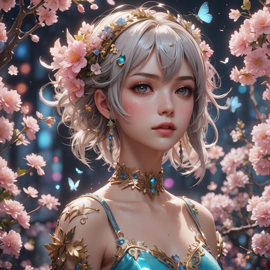 Gorgeous :: manic pixie dream girl - AI Generated Artwork - NightCafe Creator