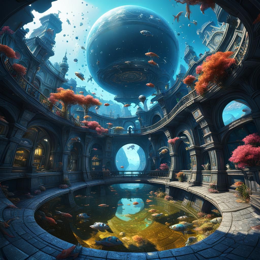 The Reflecting Pool - AI Generated Artwork - NightCafe Creator