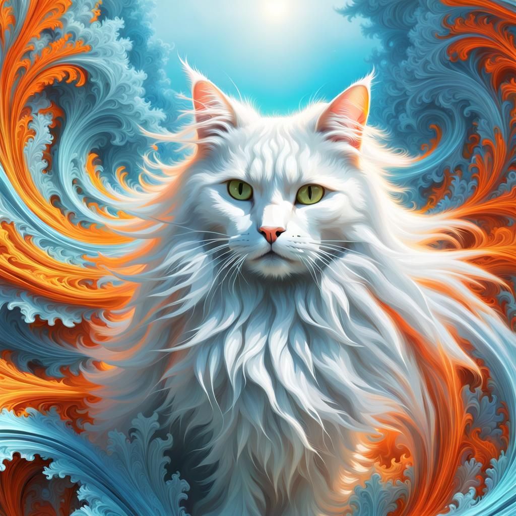 Kale Kitty - AI Generated Artwork - NightCafe Creator