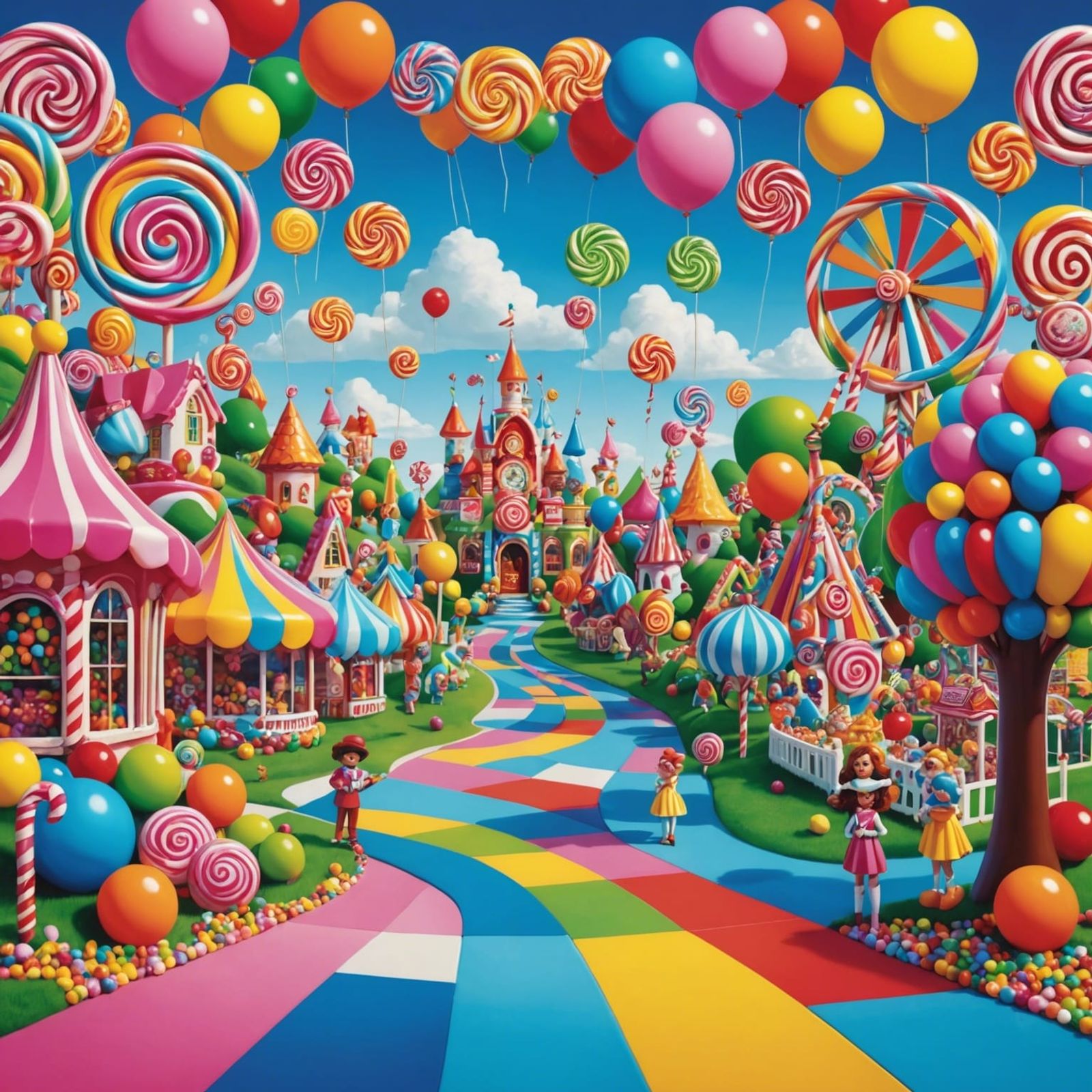 The World of Candyland - AI Generated Artwork - NightCafe Creator