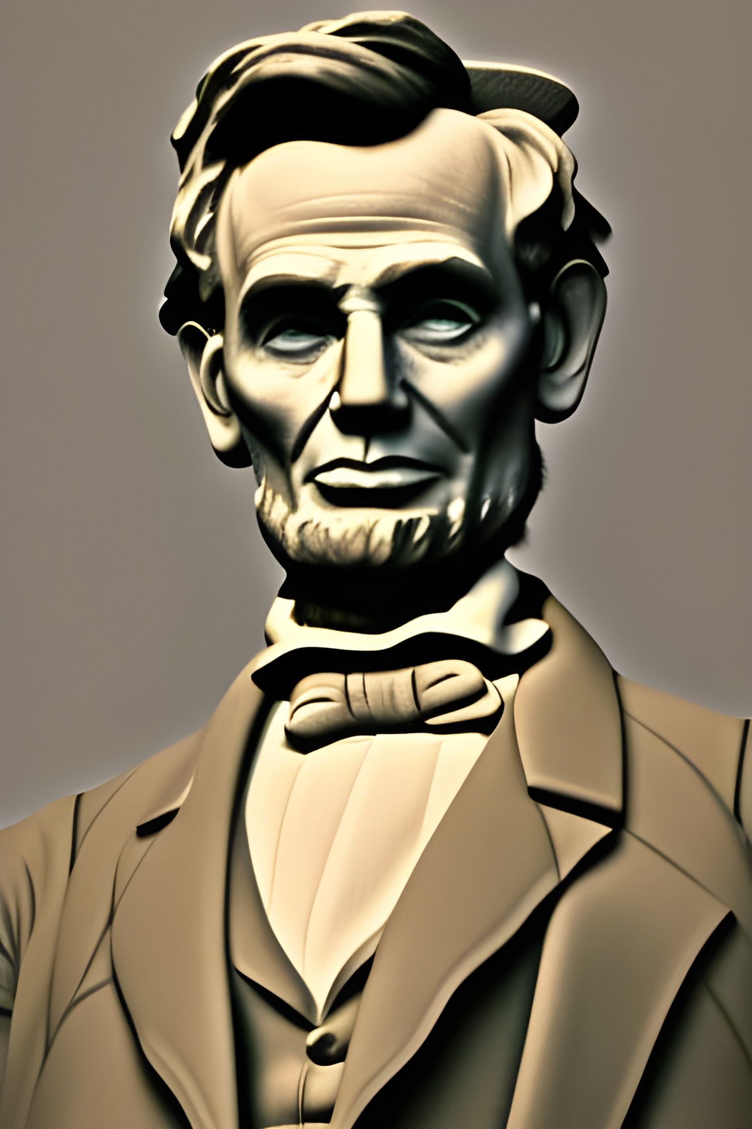 Abraham Lincoln - AI Generated Artwork - NightCafe Creator