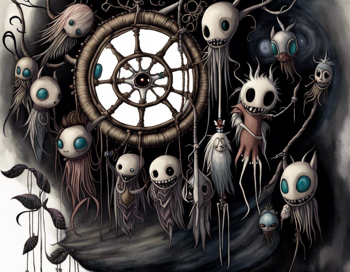 Dreamcatcher and the nightmares it caught - AI Generated Artwork ...