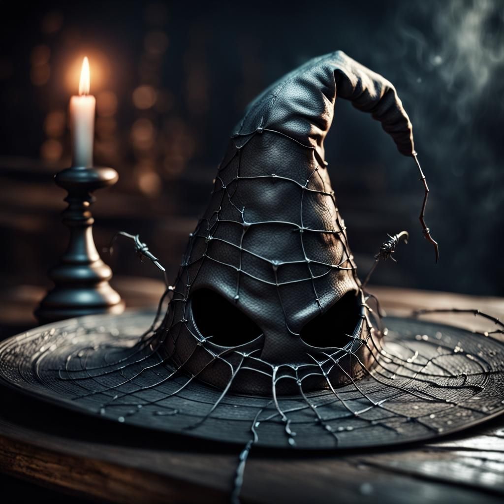 Dark mage hat - AI Generated Artwork - NightCafe Creator