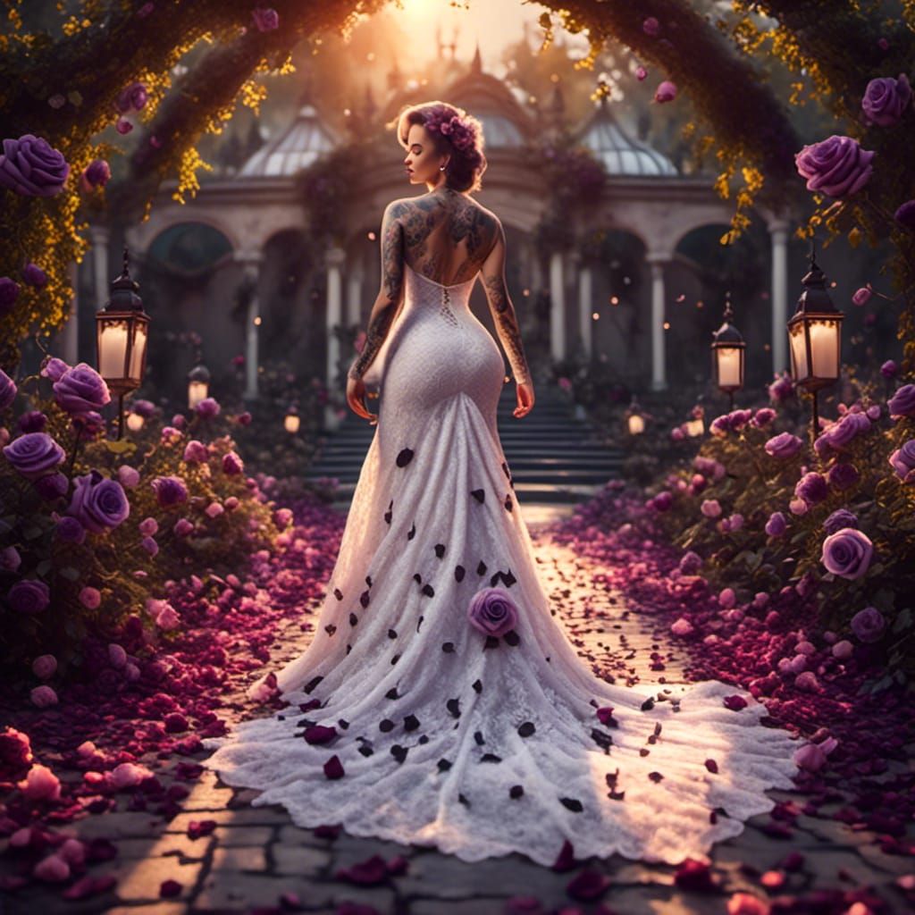 Rose petal II - AI Generated Artwork - NightCafe Creator