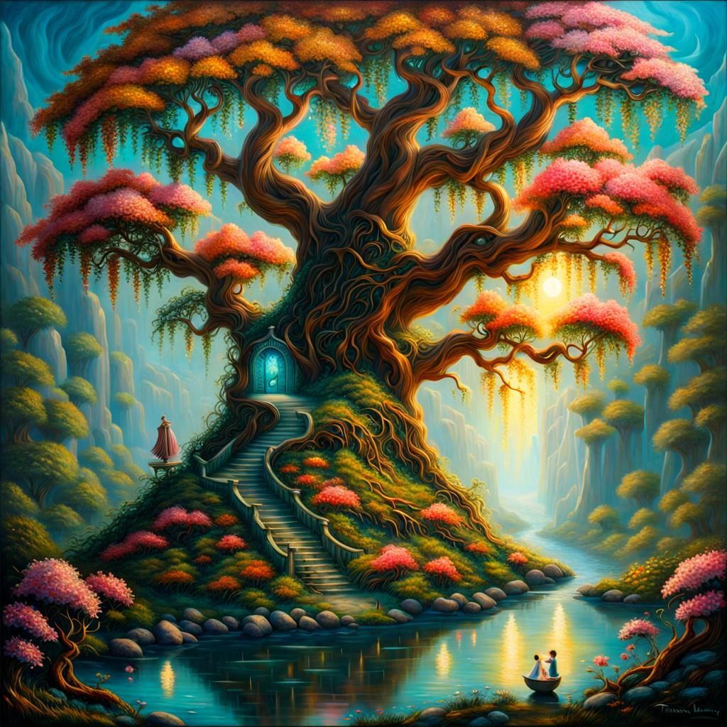 Portal to the Hidden Realm - AI Generated Artwork - NightCafe Creator