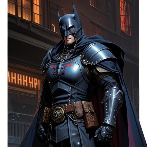 Batman's Depiction of a medieval knight. Heavily armored and heavily ...