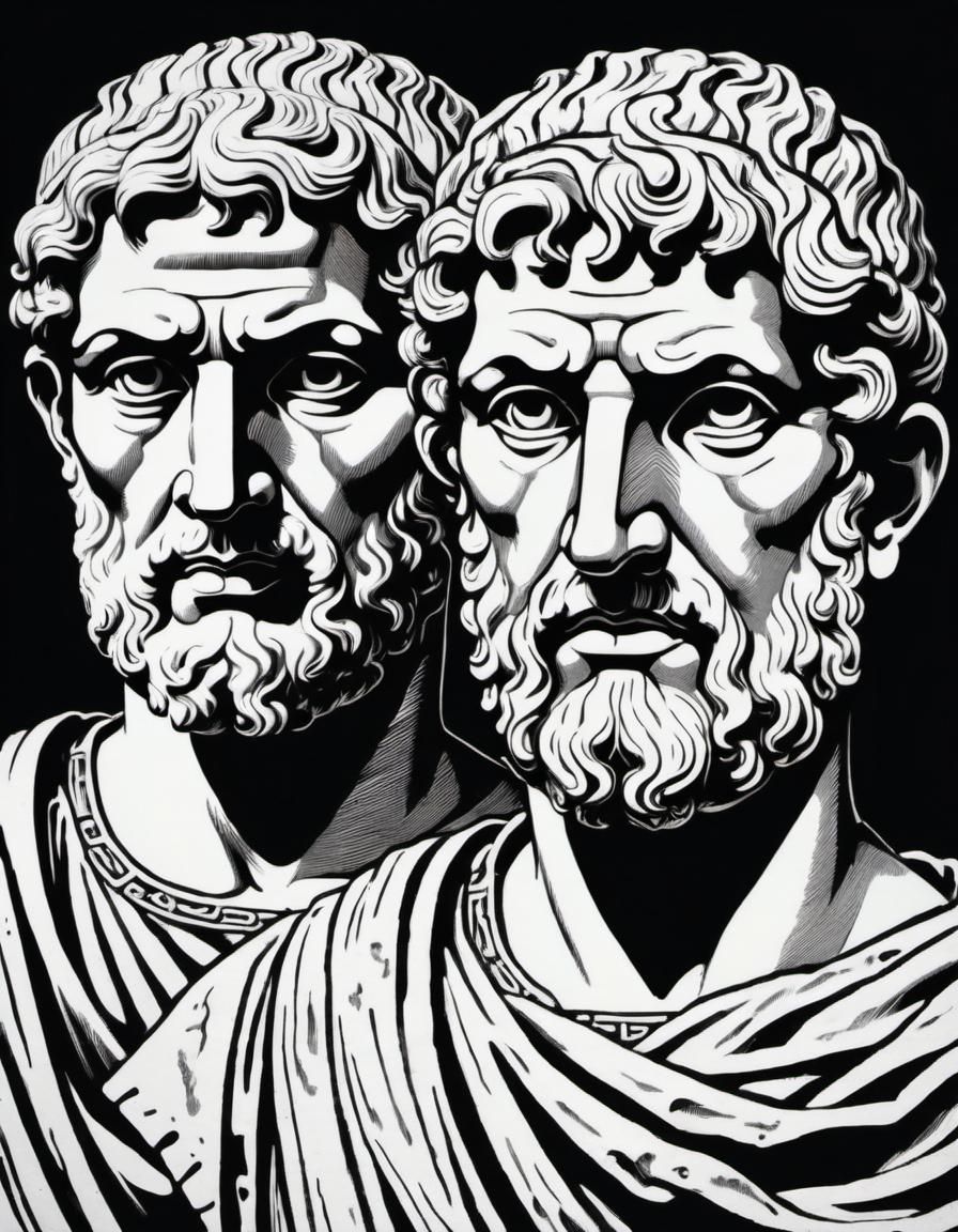 Roman Twins - AI Generated Artwork - NightCafe Creator