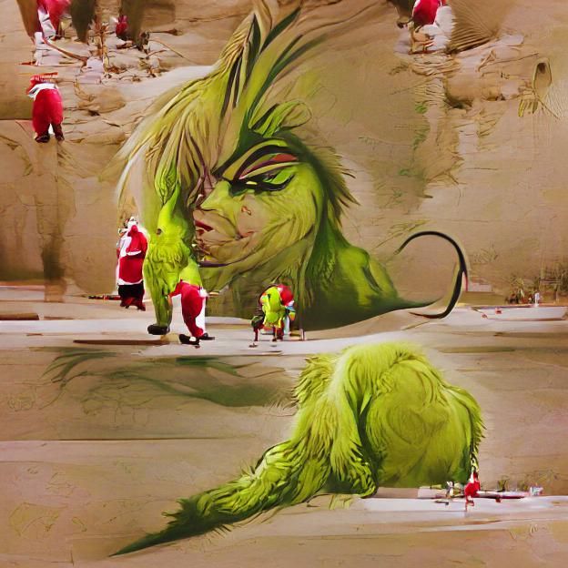 The grinch - AI Generated Artwork - NightCafe Creator