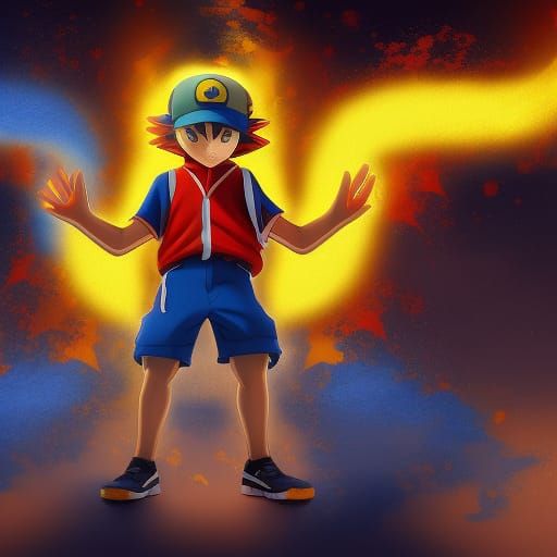 Ash Ketchum and Pikachu Transformation Tiger - AI Generated Artwork ...
