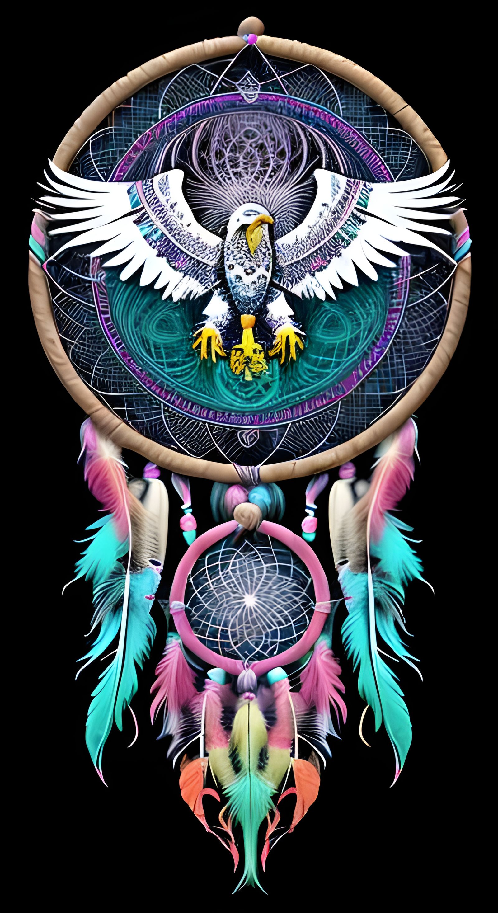 Native American Tribal Dream catcher. - AI Generated Artwork ...