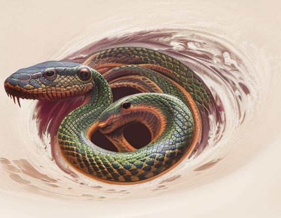 "Another snake" - AI Generated Artwork - NightCafe Creator
