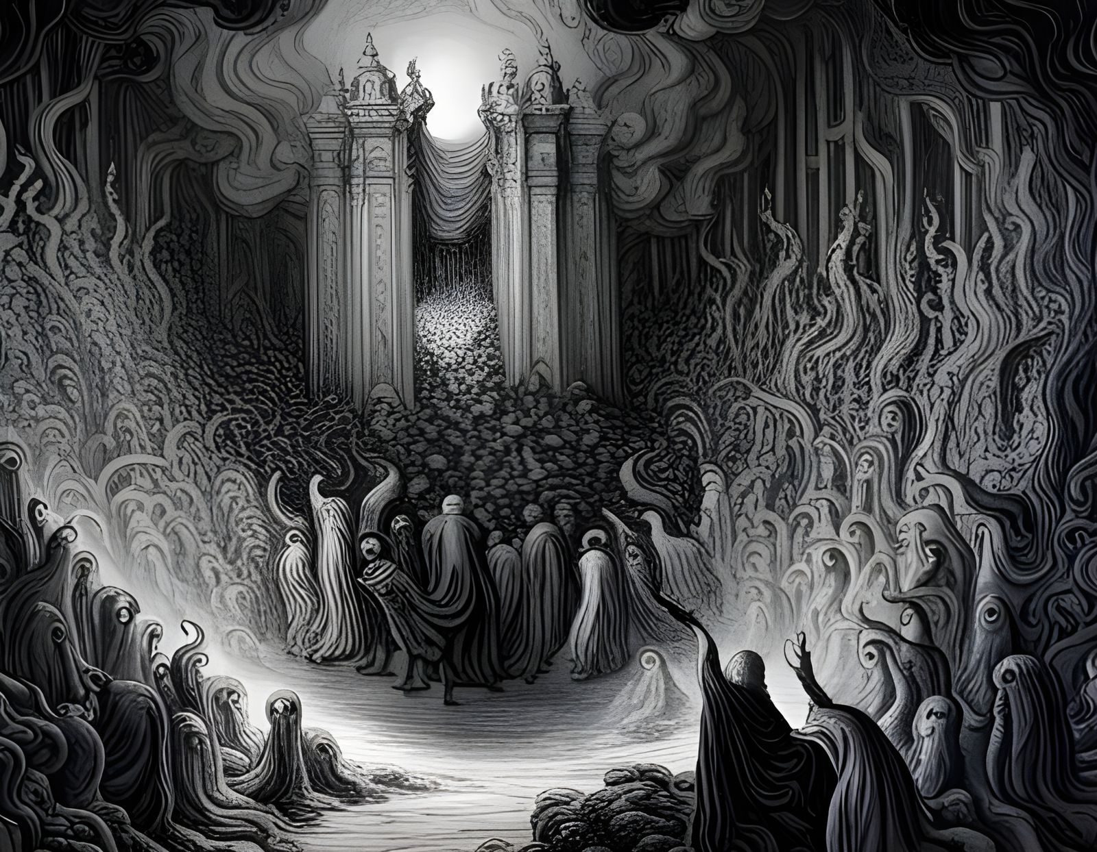 The Gate - AI Generated Artwork - NightCafe Creator