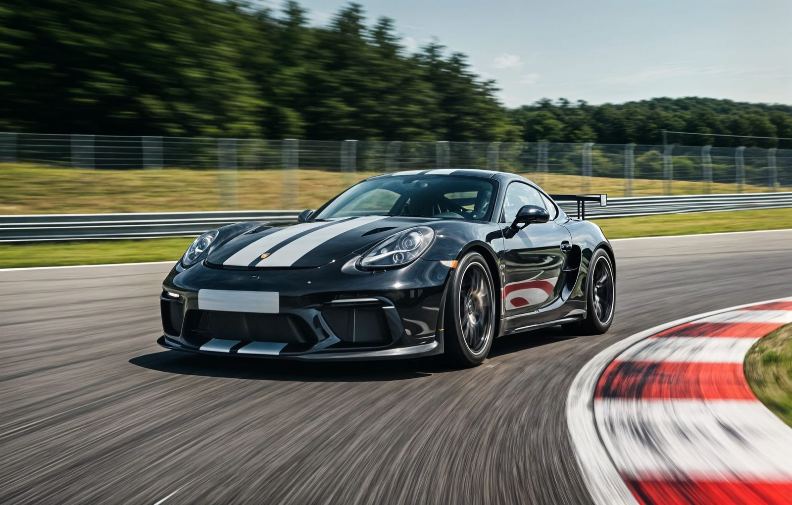 Porche racing car - Porsche Racing Car on Track in Hyperreal...