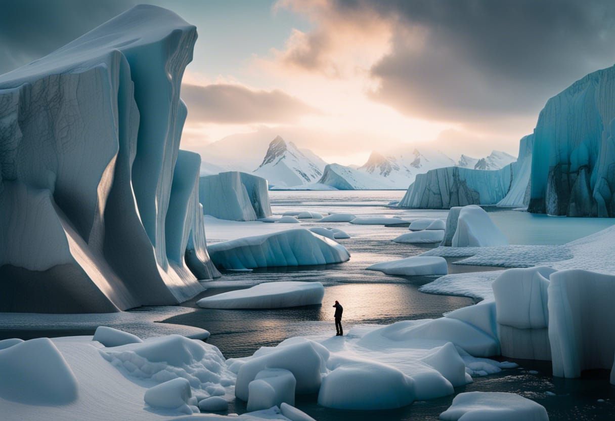 Arctic Landscape - AI Generated Artwork - NightCafe Creator