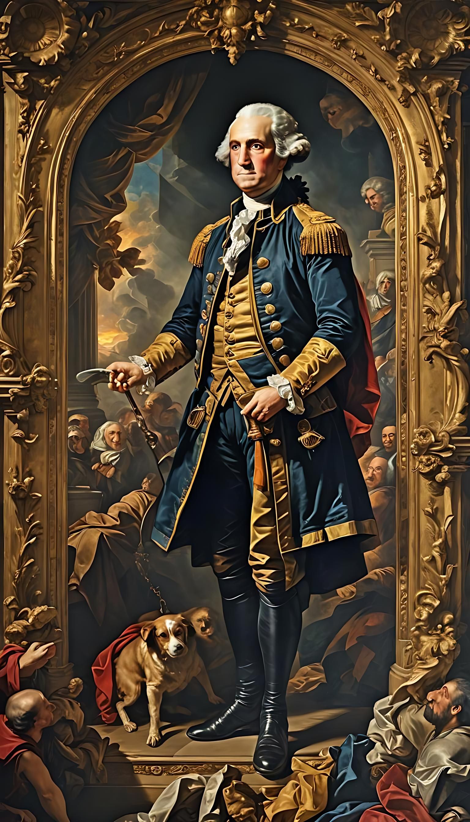 George Washington - AI Generated Artwork - NightCafe Creator