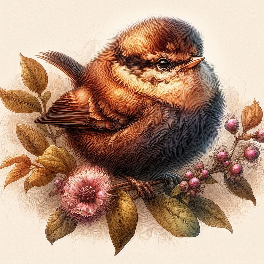 D3 Fat Fluffy Baby Bird - AI Generated Artwork - NightCafe Creator