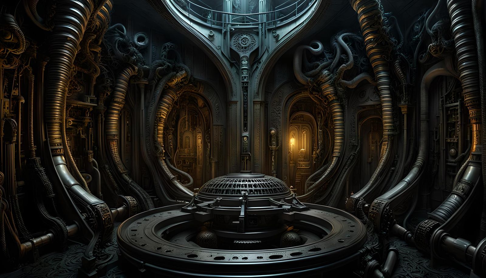 Alien Factory 2 - AI Generated Artwork - NightCafe Creator