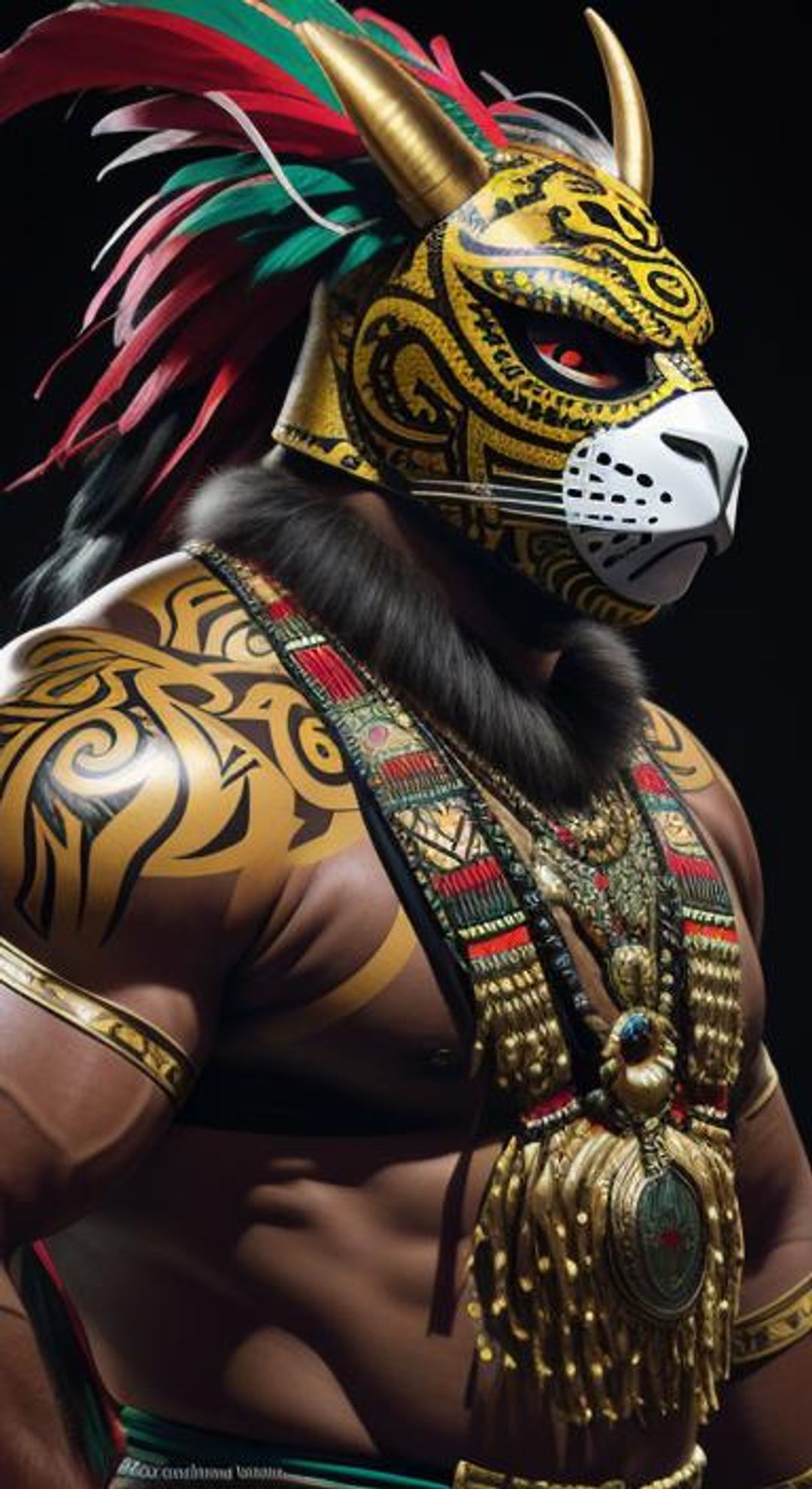 Masked wrestlers - AI Generated Artwork - NightCafe Creator