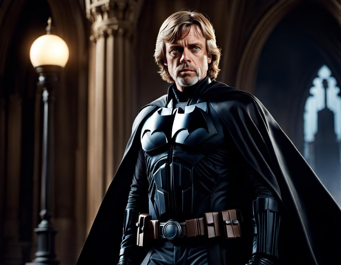 Luke Skywalker/Batman mashup - AI Generated Artwork - NightCafe Creator