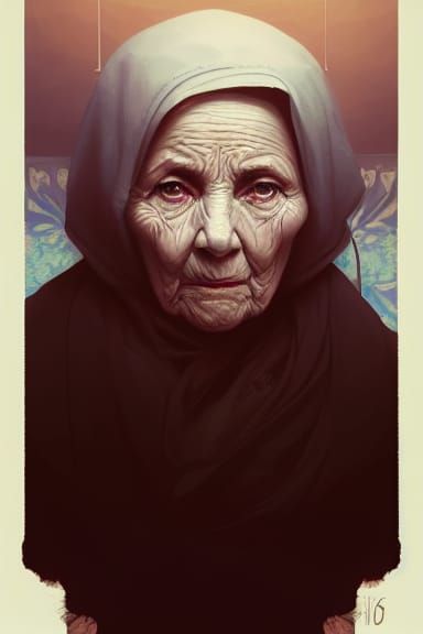 Old nan - AI Generated Artwork - NightCafe Creator