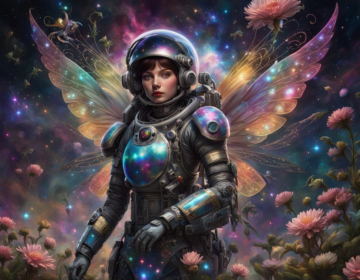 fairy astronaut - AI Generated Artwork - NightCafe Creator
