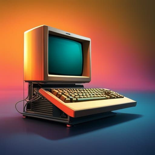 one of the first computers ever made - AI Generated Artwork - NightCafe ...