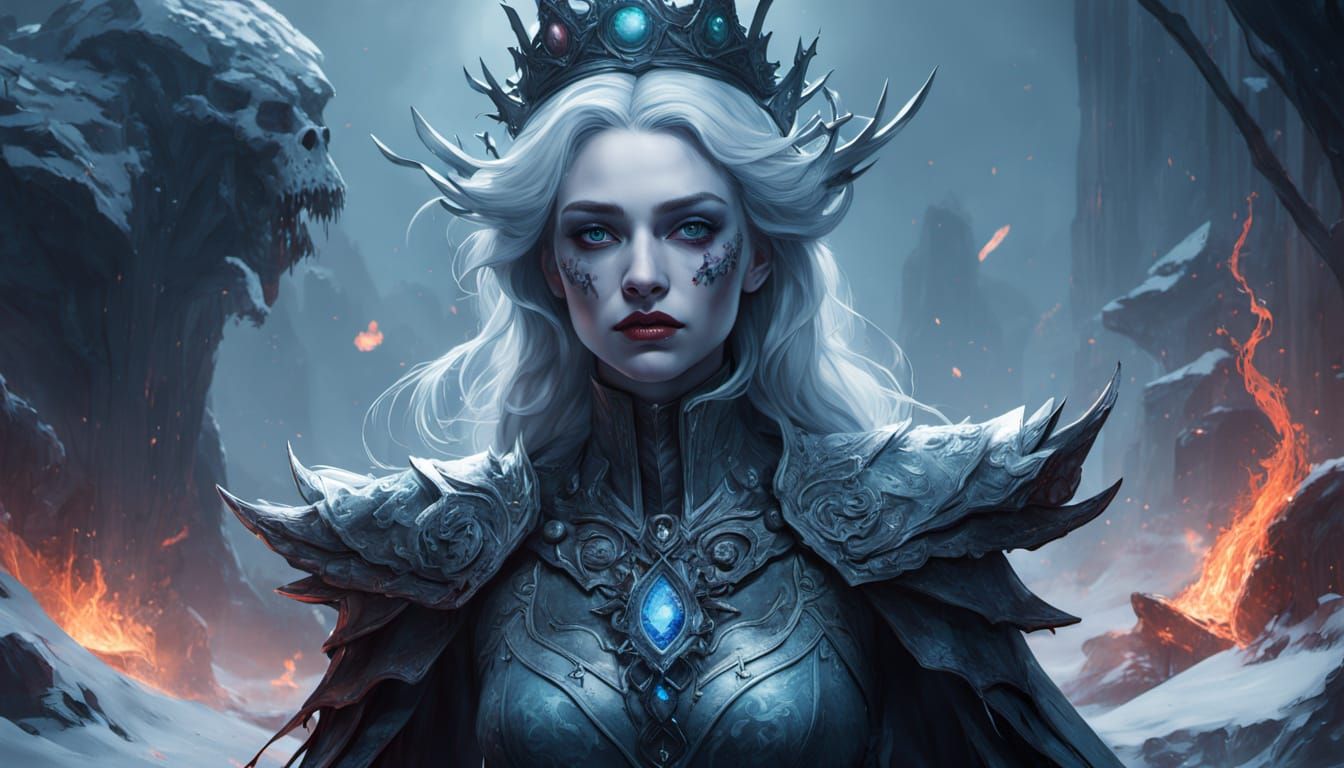 The Snow Queen - Ethereal Goddess of Helheim Reigns Supreme ...