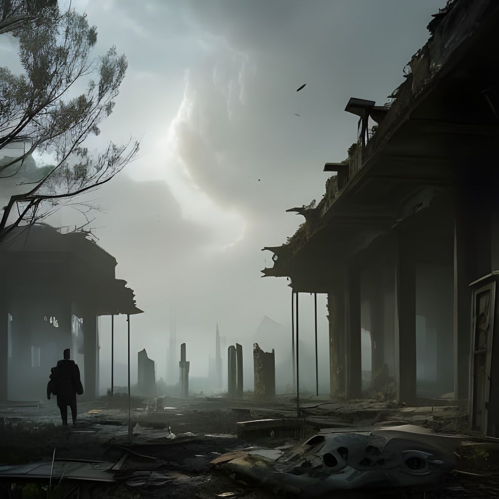 Wasteland - AI Generated Artwork - NightCafe Creator