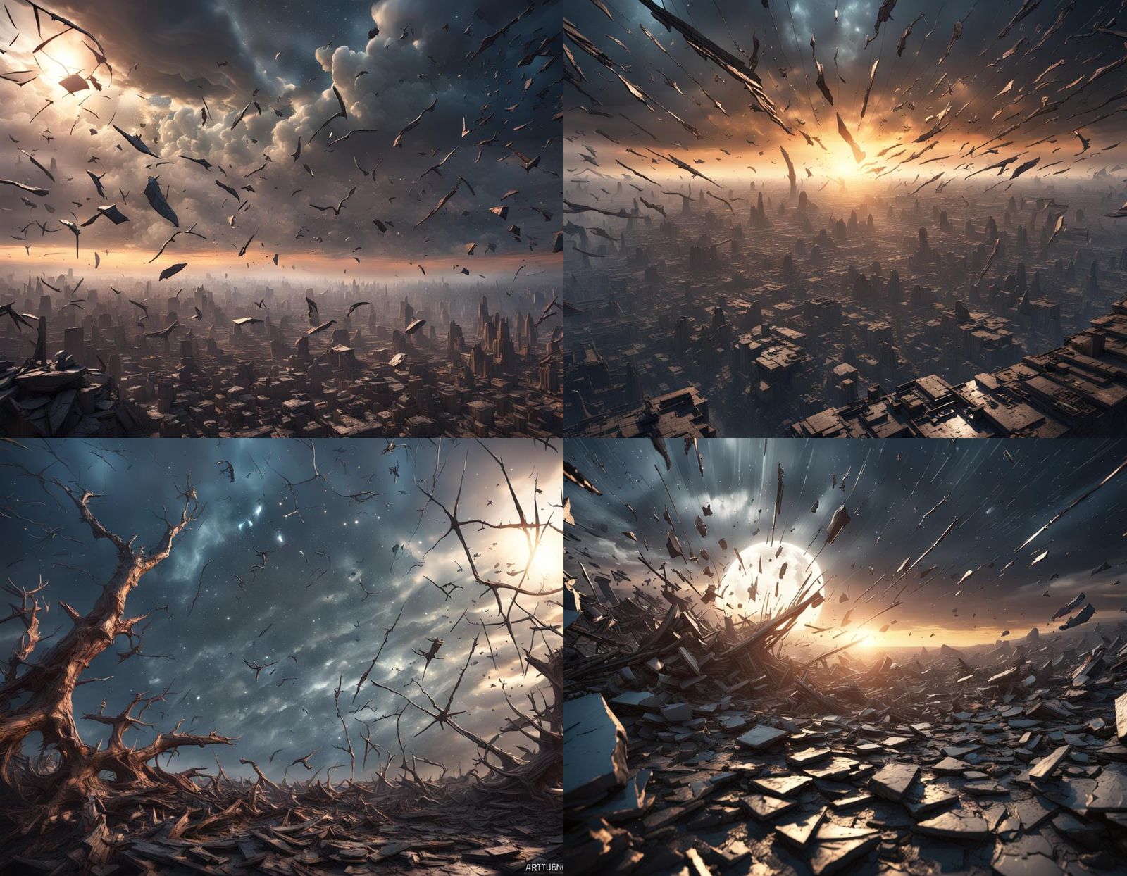 Broken Sky - AI Generated Artwork - NightCafe Creator