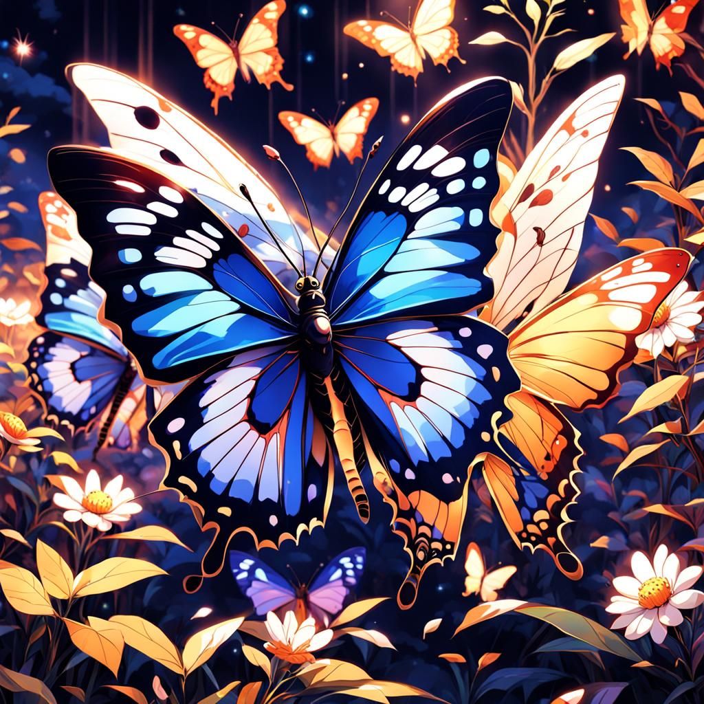 Butterflies - AI Generated Artwork - NightCafe Creator